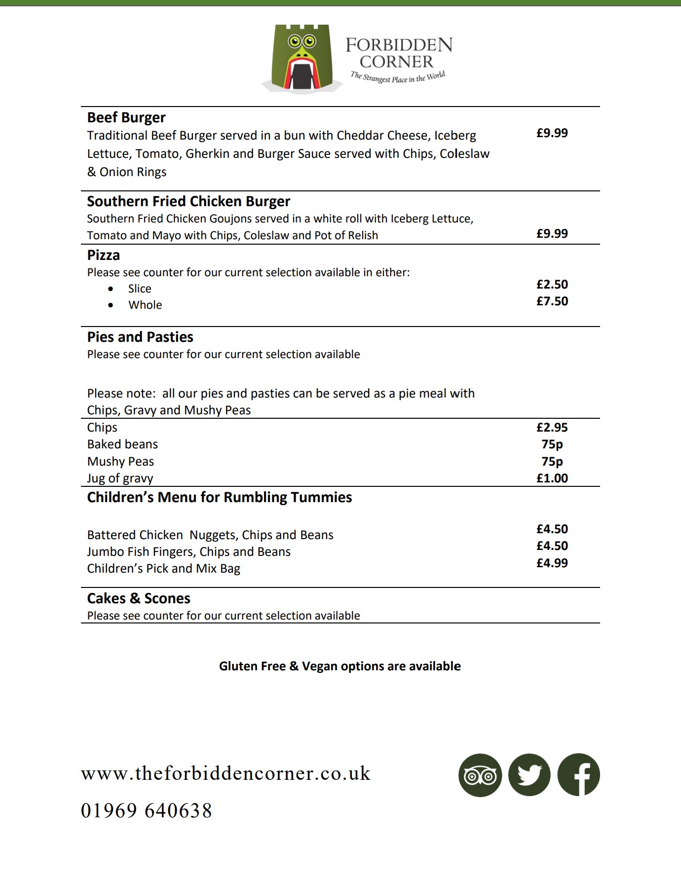 The Forbidden Corner Cafe – The Forbidden Corner
