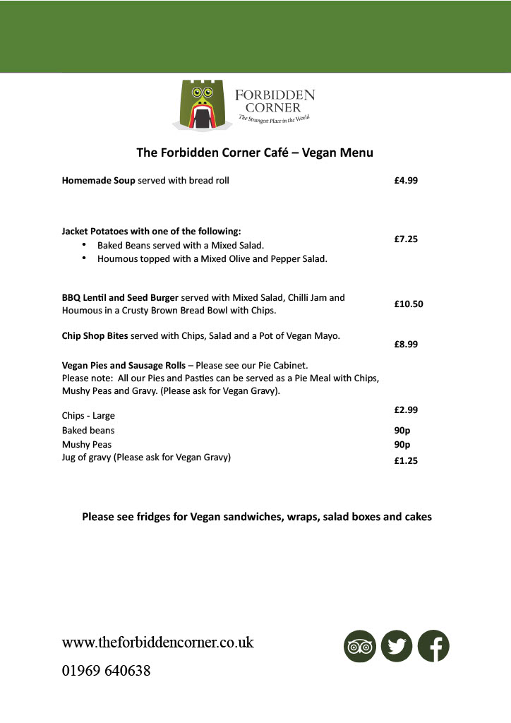 The Forbidden Corner Cafe – The Forbidden Corner