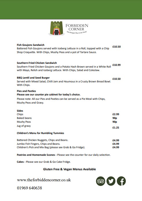 The Forbidden Corner Cafe – The Forbidden Corner